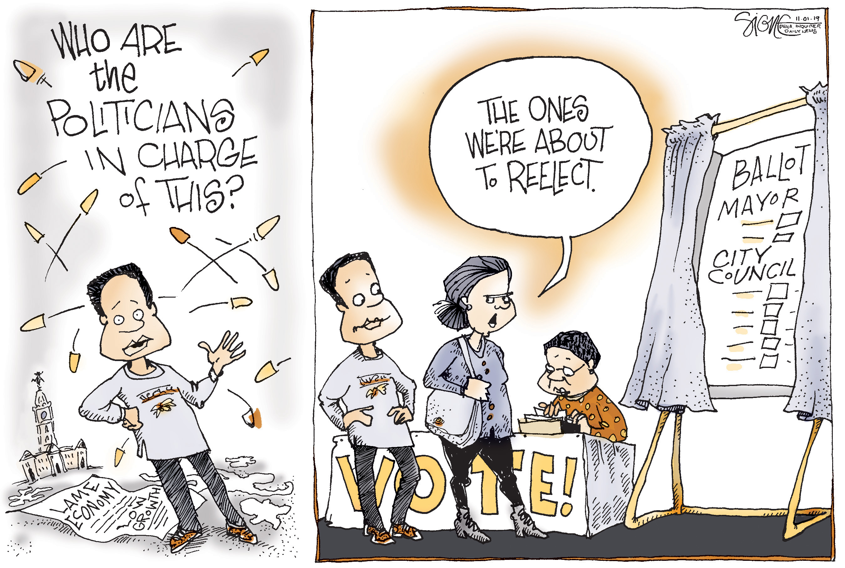 Municipal Budget Cartoons